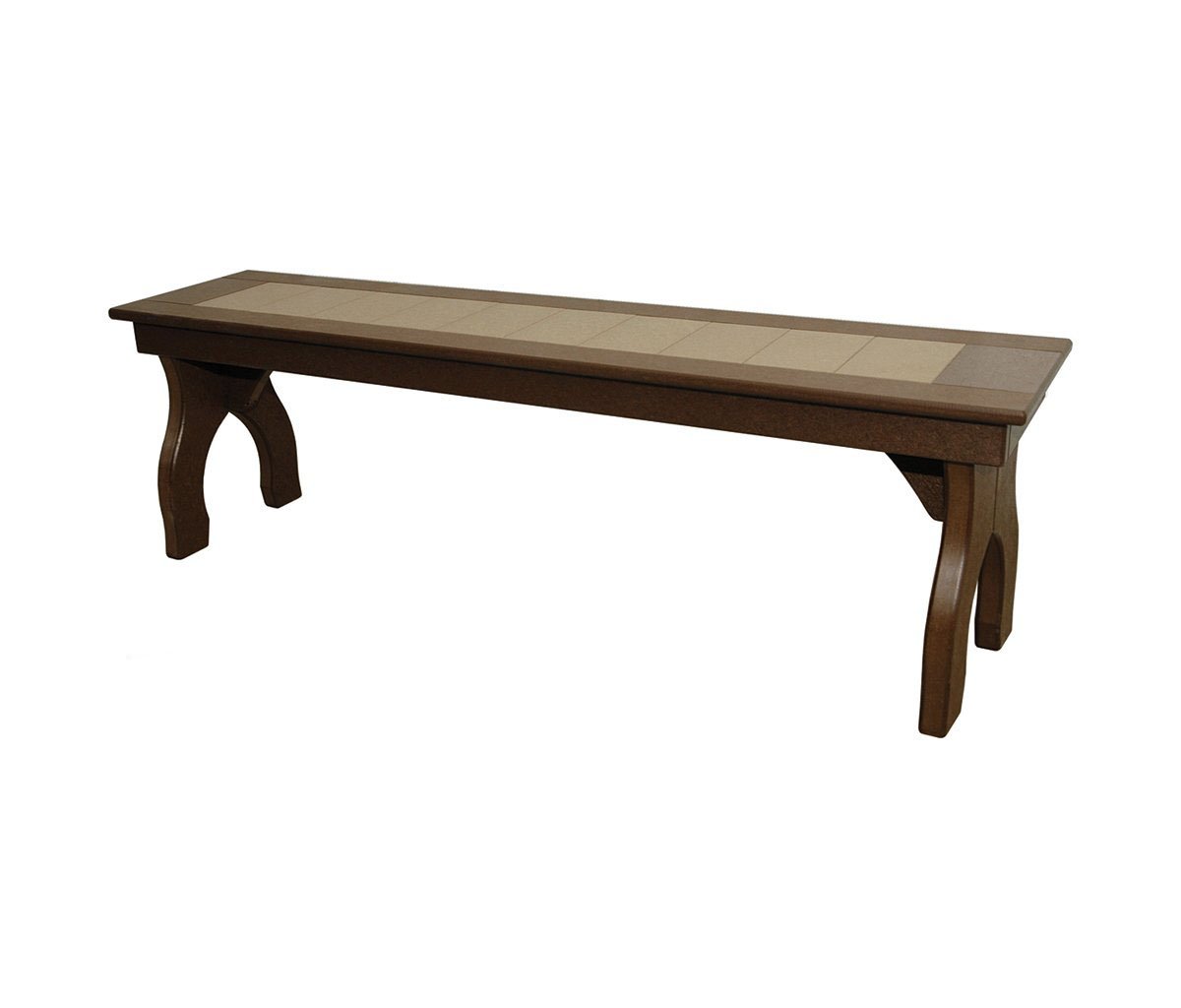 Polywood 60 In Backless Bench Durable | HTC Furniture